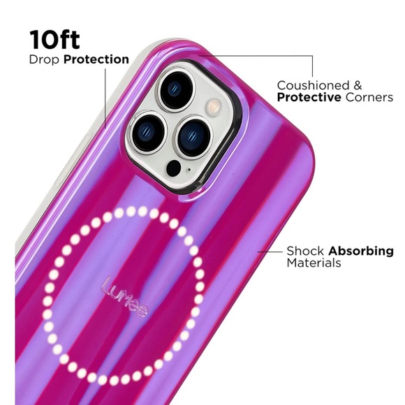 LuMee | Cell Phones & Accessories | Lumee Paris Hilton Hot Pink Hollographic Halo Led Light ...